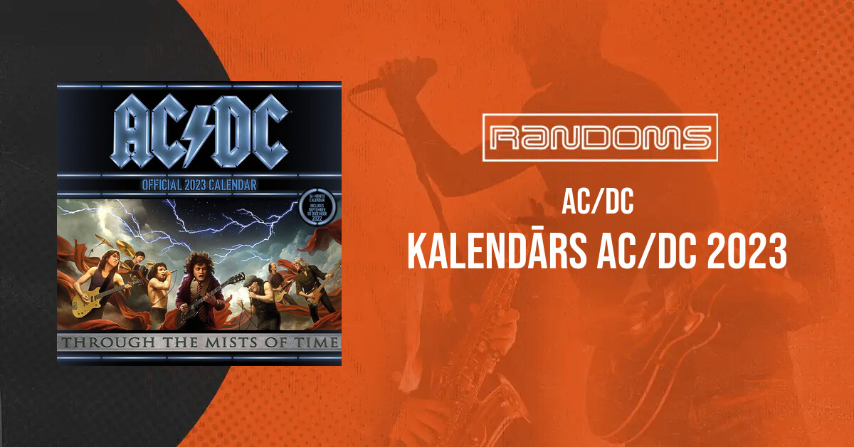 AC/DC - Kalendārs AC/DC 2023 | Randoms mūzikas veikals