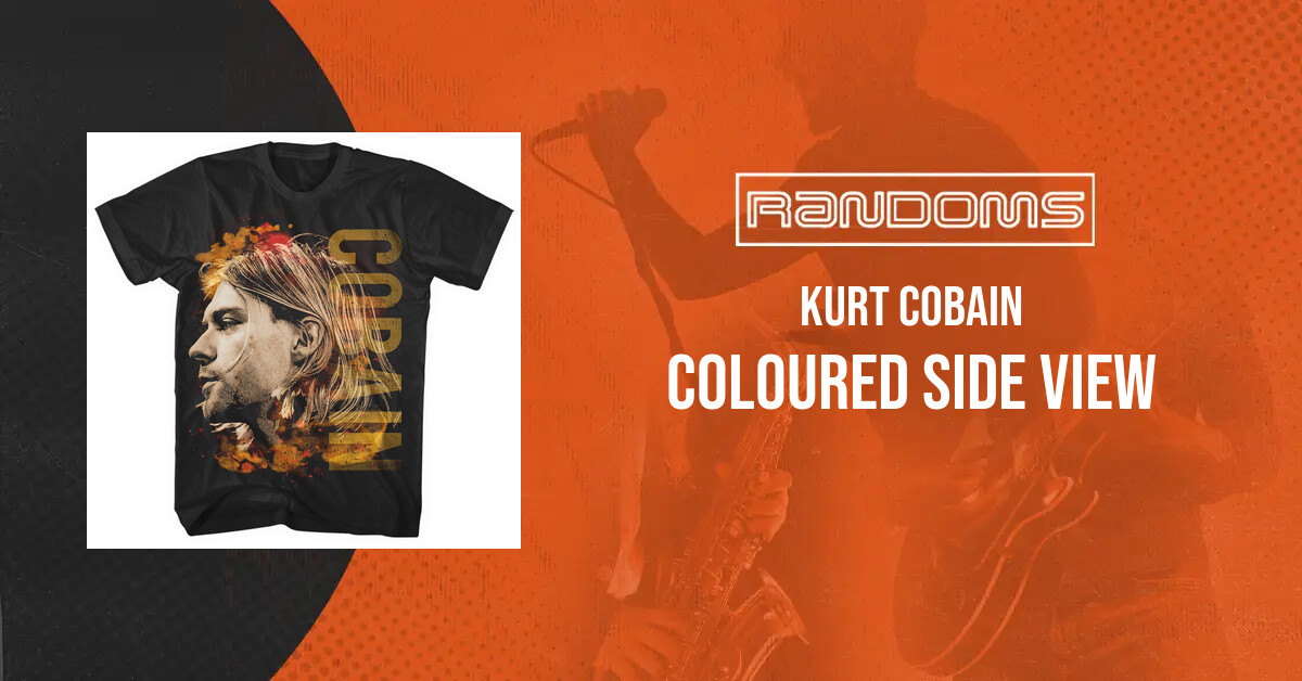 Kurt Cobain - Coloured Side View | Randoms mūzikas veikals