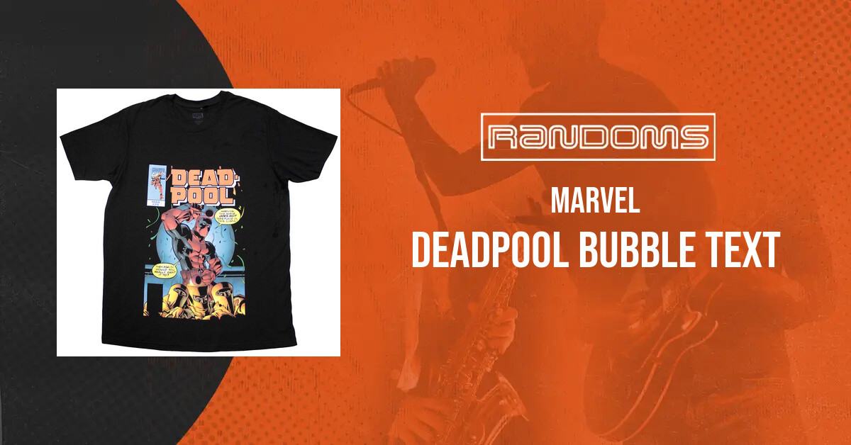 Marvel - Deadpool Bubble Text | Randoms mūzikas veikals