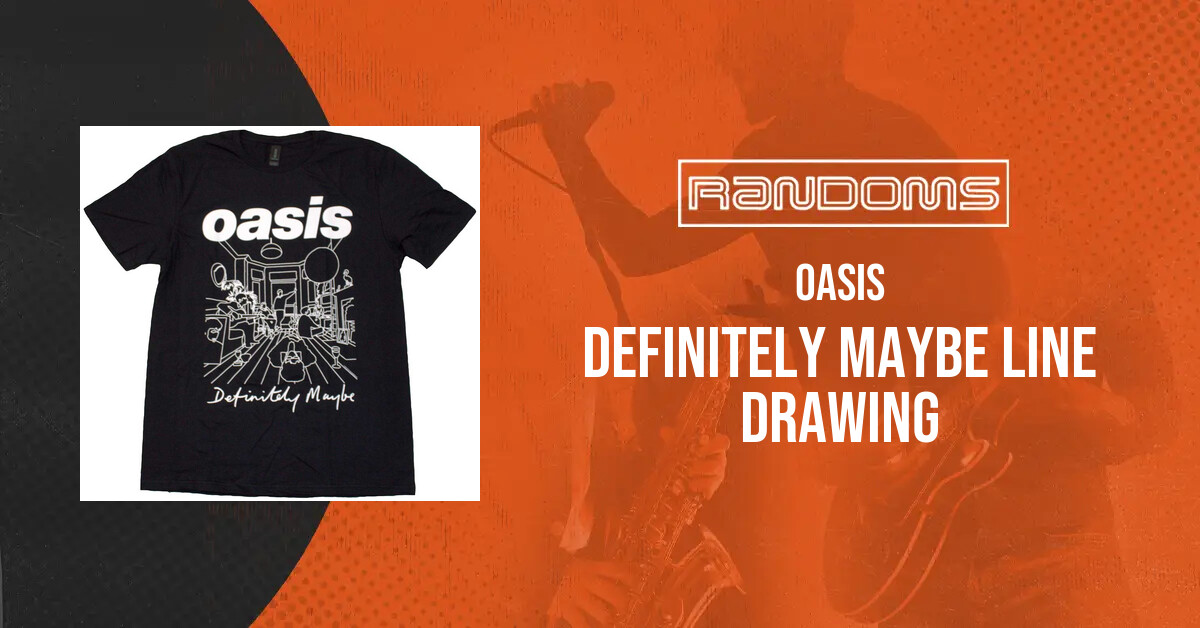 Oasis - Definitely Maybe Line Drawing | Randoms