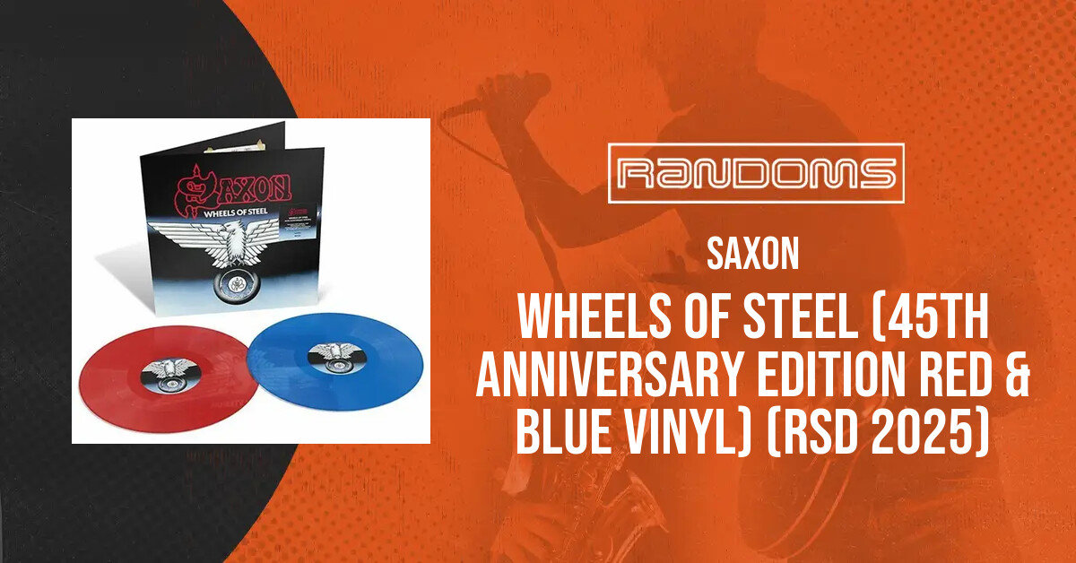 Saxon - Wheels of Steel (45th Anniversary Edition Red & Blue Vinyl ...